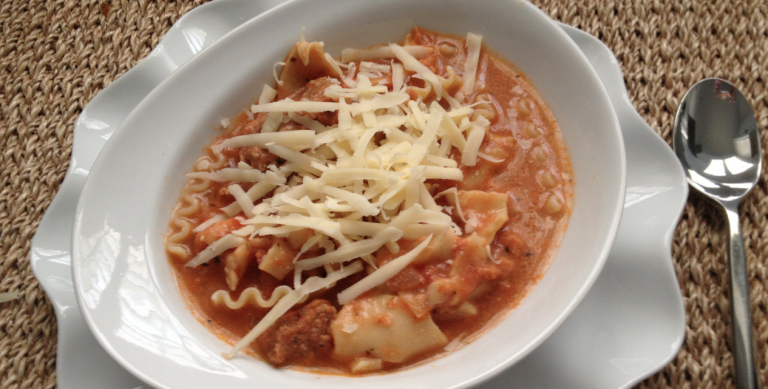 Slow Cooker Ground Beef Lasagna Soup Get Crocked